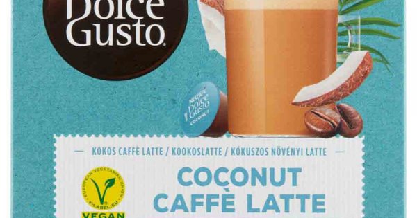 Capsule Nescafe Dolce Gusto Coconut Caffe Latte, 12 Capsule, 116,4 g
