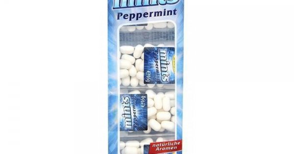 Bomboane Woogie Mints Peppermint cu Aroma de Menta, 4 Cutiute/Pachet x ...