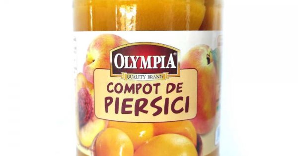 Compot de Piersici Olympia, Jumatati Decojite, 720 ml. Descopera Oferta ...