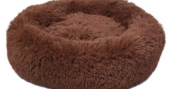 Culcus pentru Caini si Pisici 4 Dog Deluxe Ponchik S, Maro, 50x9 cm ...