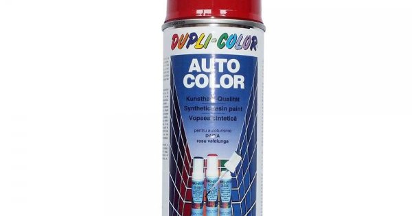 Vopsea Spray Dupli-Color Retus Auto Nemetalizata Dacia, Rosu Valelunga, 350 ml. Descopera Oferta ...