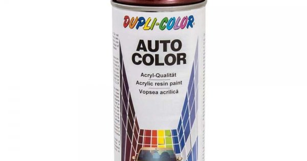 Vopsea Spray Dupli-Color Retus Auto Metalizata Dacia, Rosu Persan, 350 ml. Descopera Oferta Silio!