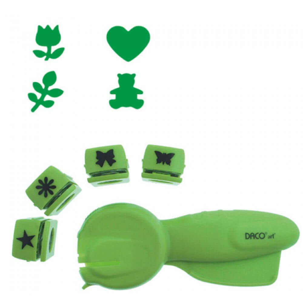 Perforator DACO Hobby, Patru Forme Interschimbabile, Perforare 1.8 cm ...
