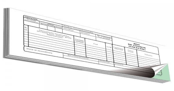 Bon de consum, 3/A4, 50 file 2 exemplare, 3 bucati/set. Descopera ...