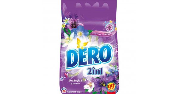 Detergent 2 in 1 Dero Automat, Levantica, 2 Kg